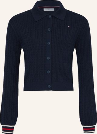 Tommy Hilfiger Strickjacke blau