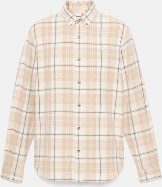Timberland Kariertes Flanellhemd f&uuml;r Herren in Beige, Herren, Beige, Gr&ouml;&szlig;e