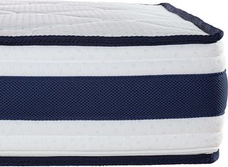 Albatros-Moebel Arensberger Taschen-Federkernmatratze 180x200cm Maria - Natur Latex Komfort-Schicht; 19cm H&ouml;he; H4, H3, H2 Misch-H&auml;rtegrad - Federkern-Matratze mit 7 