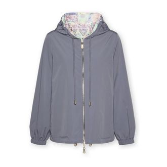 Elena Miro Wendbarer bedruckter Parka mit Kapuze - - Jackets - Damen - Lila - 7XL