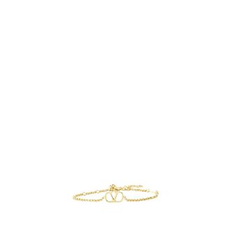 Valentino Garavani Femme, Accessoires, Jaune, Taille: S Vlogo Bracelet