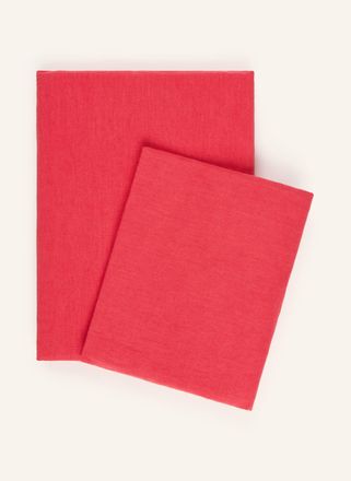 Fleuresse Fleuresse Bettw&auml;sche Provence Mit Leinen rot