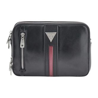Guess Homme, Sacs, Noir, Taille: ONE Size Torino Logo Crossbody