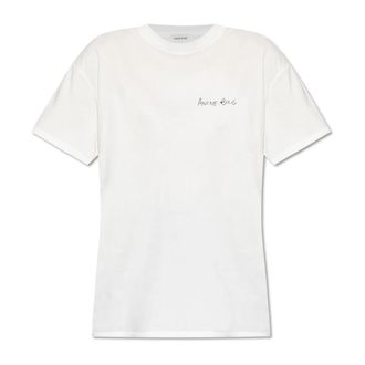 Anine Bing Walker Tee Lyrics - - Tops - Damen - Wei&szlig; - M