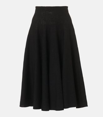 The Row Jupe midi Jaliah en coton et lin