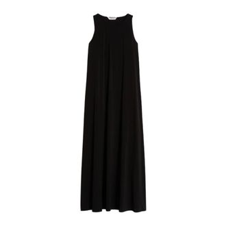 Max Mara &Auml;rmelloses langes Kleid - - Dresses - Damen - Schwarzk - XS
