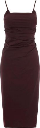 Patrizia Pepe Femme, Robes, Brun, Taille: 42 FR Robes Midi