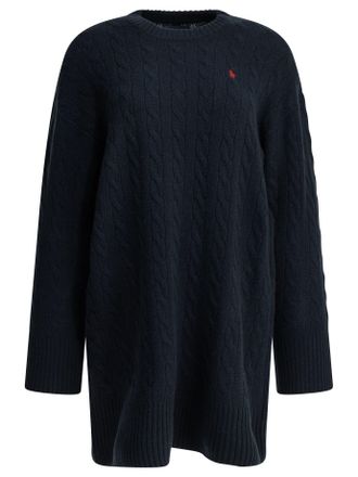 Polo Ralph Lauren Robe courte en maille avec logo