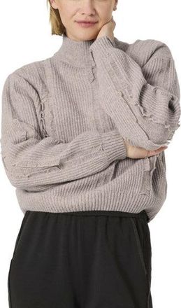 Timezone Fray Mock W - Pullover - Damen