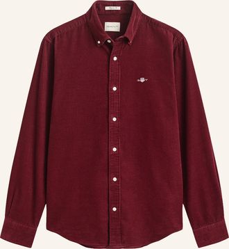 GANT Cordhemd Regular Fit rot