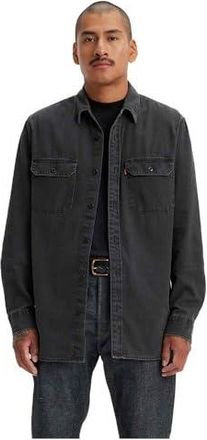 Levi's Chemise de Travail Jackson pour Homme, Cosmo Washed Black, L