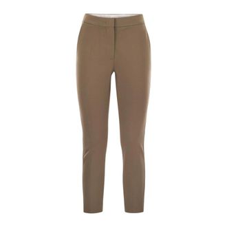 Max Mara Femme, Pantalons, Brun, Taille: 34 FR Pegno Cropped Pantalons