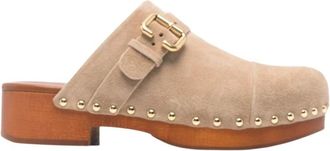 Chlo&eacute; Jeannette Clog Mules - - Shoes - Damen - Beige - 40 EU