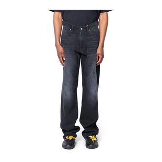 Maison Margiela Homme, Jeans, Noir, Taille: W32 Pantalon 5 Poches D&eacute;lav&eacute;
