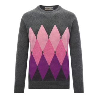 Ballantyne Rundhals-Strickpullover - - Knitwear - Herren - Mehrfarbig - M