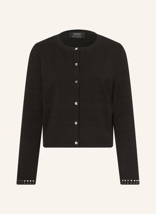 Marc Cain Strickjacke Mit Nieten schwarz