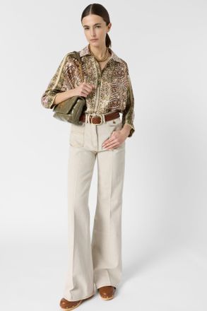 Gerard Darel Chemise imprim&eacute;e en soie - CAURELIE - Multicolore