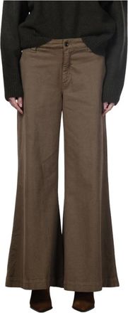 Mason's New York Palazzo - Femme - Pantalons - Brun - Taille: 44 FR