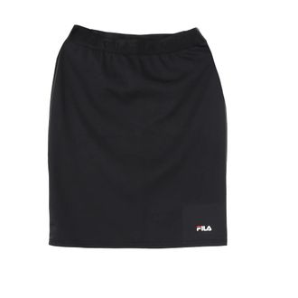 Fila Schach Knielanger Schwarzer Rock - - Skirts - Damen - Schwarzk - XS