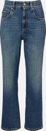 Brunello Cucinelli Cropped Straight Jeans