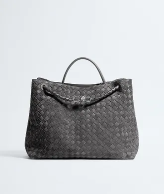 Bottega Veneta Andiamo grand format - Gris - Femme - Unisex