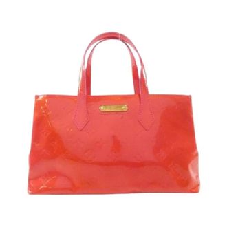 Louis Vuitton Pre-owned Sac fourre-tout Wilshire Vernis - Femme - Pre-owned - Rouge - Taille: ONE Size