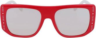 Liu Jo Femme, Accessoires, Multicolore, Taille: ONE Size Lunettes de soleil inject&eacute;es fuchsia