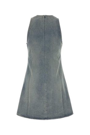 Courr&egrave;ges Denimbleudelave Exterior: Cotton Abiti Dress