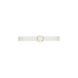 Liviana Conti Veganes Lederg&uuml;rtel mit runder Schnalle - - Accessories - Damen - Wei&szlig; - 95 CM