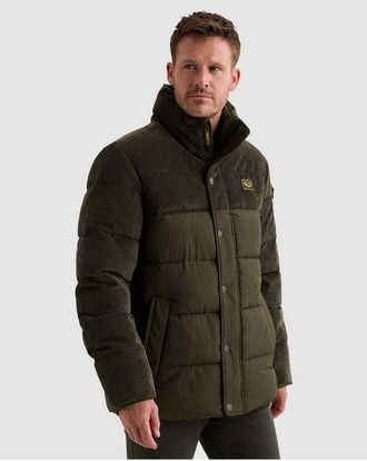 PME Legend Winterjacke GOBBLER Mix fabrics wasserabweisender Materialmix sorgt f&uuml;r zus&auml;tzliche Struktur