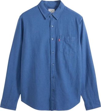 Levi's Homme, Chemises, Bleu, Taille: L Sunset One Pocket Standard Shirt