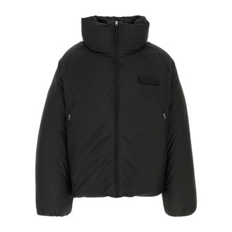 Jacquemus La Doudoune Puffer Jacket - Femme - Vestes - Noir - Taille: 52 FR