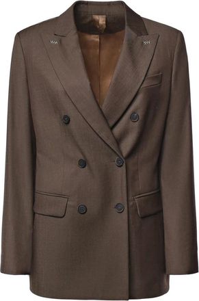 Max Mara Femme, Vestes, Brun, Taille: 36 FR Blazers