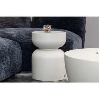 Elementi Elementi - chronos Table dappoint en béton minimaliste fonctionnel 35 x 35 x 46 cm