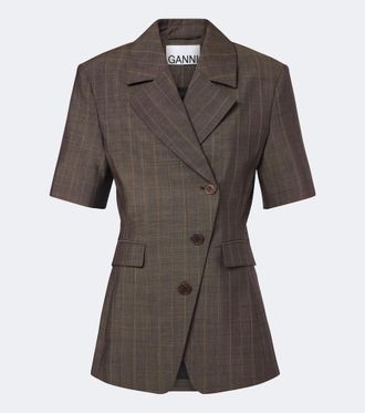Ganni Blazer aus Wolle