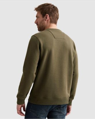 PME Legend Sweatshirt mit Logo Kleine Passe am Ausschnitt
