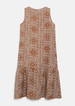 s.Oliver Minikleid Kleid Strukturiertes Stufenkleid aus Viskosemix