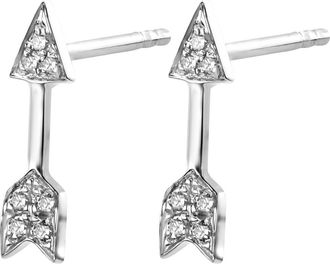 Edenly Ohrringe Vielfalt - Amore - 18 Karat Weißgold und Diamanten