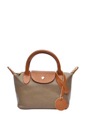 Roberta M Beige Rindsledertasche