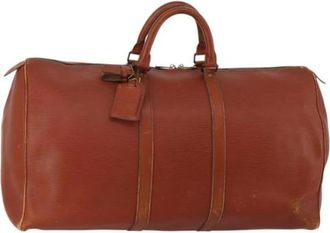 Louis Vuitton Pre-owned Cuir sacs-louis-vuitton - Femme - Pre-owned - Brun - Taille: ONE Size