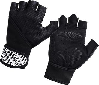 Generic Gewichtheberhandschuhe f&uuml;r Herren, Trainingshandschuhe f&uuml;r Herren, Fingerlose Gewichthebehandschuhe mit vollst&auml;ndigem Schutz der Handfl&auml;che, Gymnastik