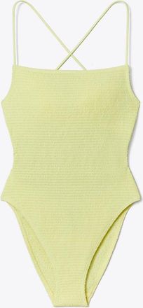 Tory Burch Damen Gesmokter Badeanzug