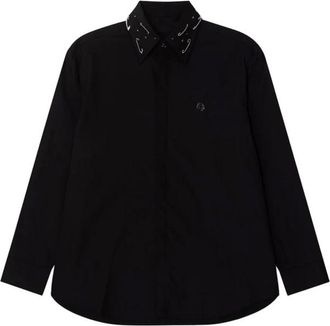 John Richmond Homme, Chemises, Noir, Taille: S Chemise avec Col D&eacute;coratif
