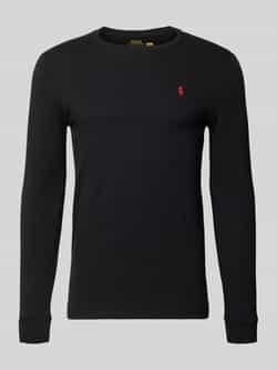 Polo Ralph Lauren Custom Slim Fit Longsleeve mit Label-Stitching