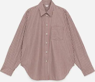 Arket Baumwollhemd -Braun