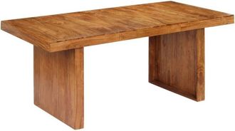 vidaXL Vidaxl - Table de salle &agrave; manger 180x90x75 cm en bois dacacia massif - Finition miel - Durable et stable - Style r&eacute;tro unique