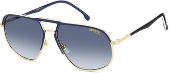 Carrera 318/S BLUE GOLD/BLUE SHADED 60/16/145 Herrenbrillen Sonnenbrillen