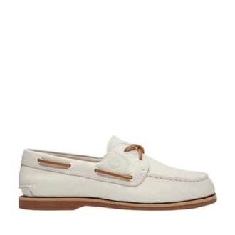 Timberland Femme, Chaussures, Blanc, Taille: 39 EU Chaussure Bateau Classique