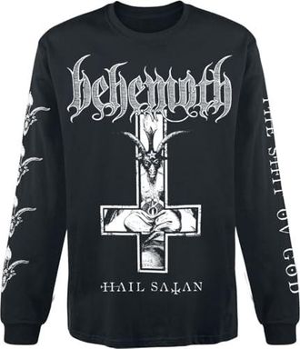 Behemoth Hail Satan - The Unholy Trinity Tour 2025 Homme T-Shirt Manches Longues Noir S