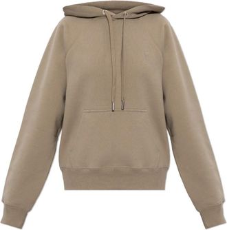 Ami Femme, Sweatshirts et sweats &agrave; capuche, Beige, Taille: 34 FR Sweat &agrave; capuche Oversize